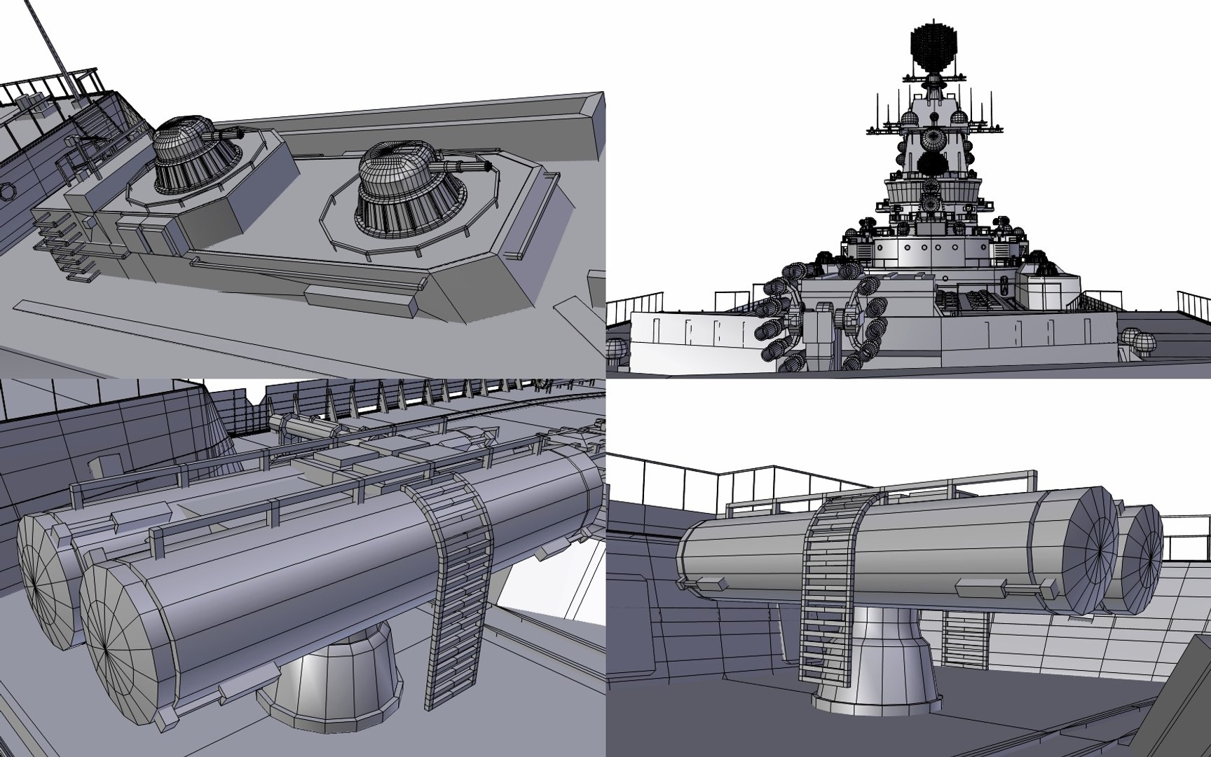 3d Model Kirov-class Cruiser