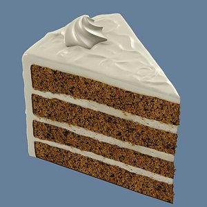 slice cake 3d model
