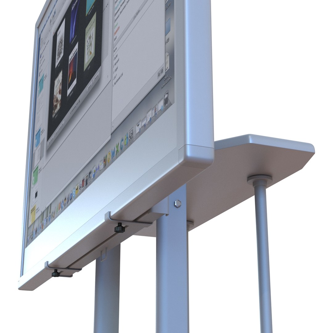 interactive whiteboard mobile stand 3d ma