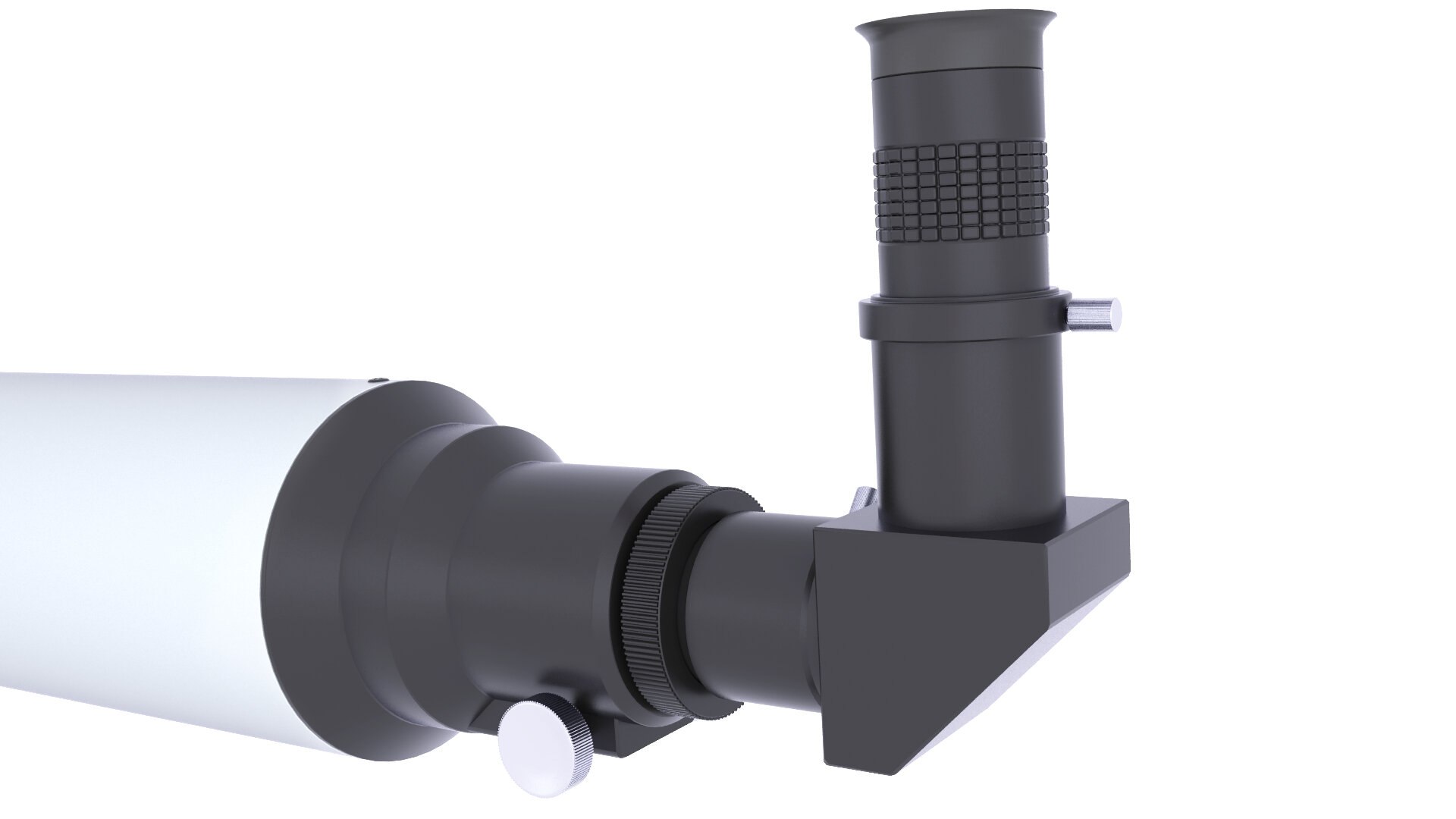 3D telescope refracting scope - TurboSquid 1592742