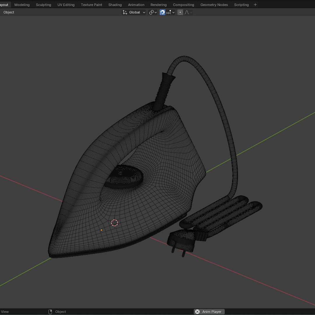 3D Model Clothes Iron - TurboSquid 2253780