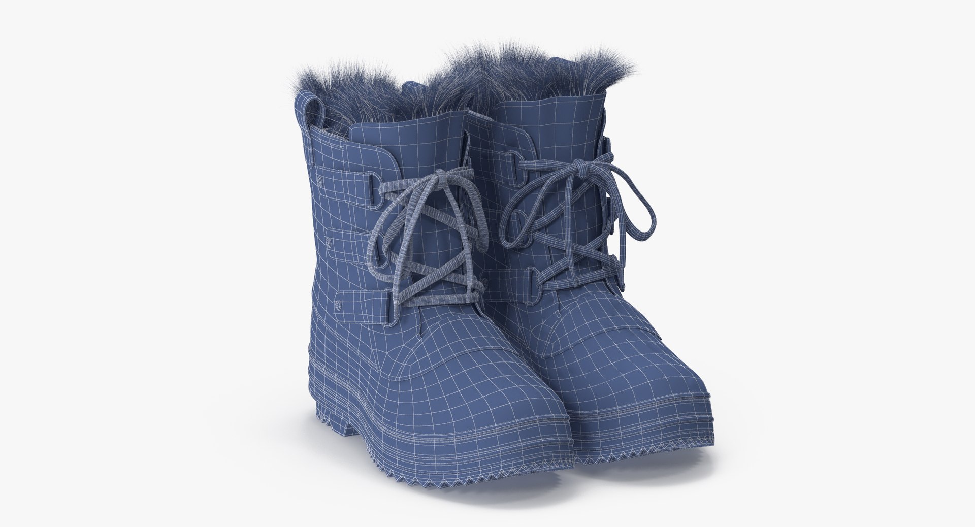 Snow Boots 02 3d Max