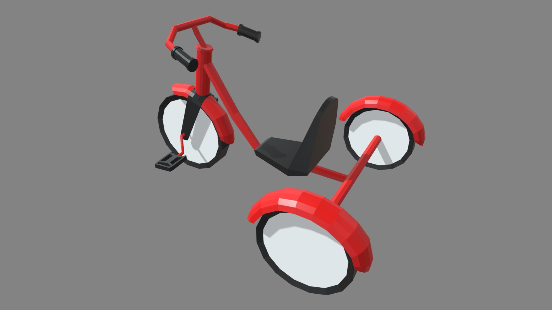 3D Low Poly Tricycle model - TurboSquid 2164893