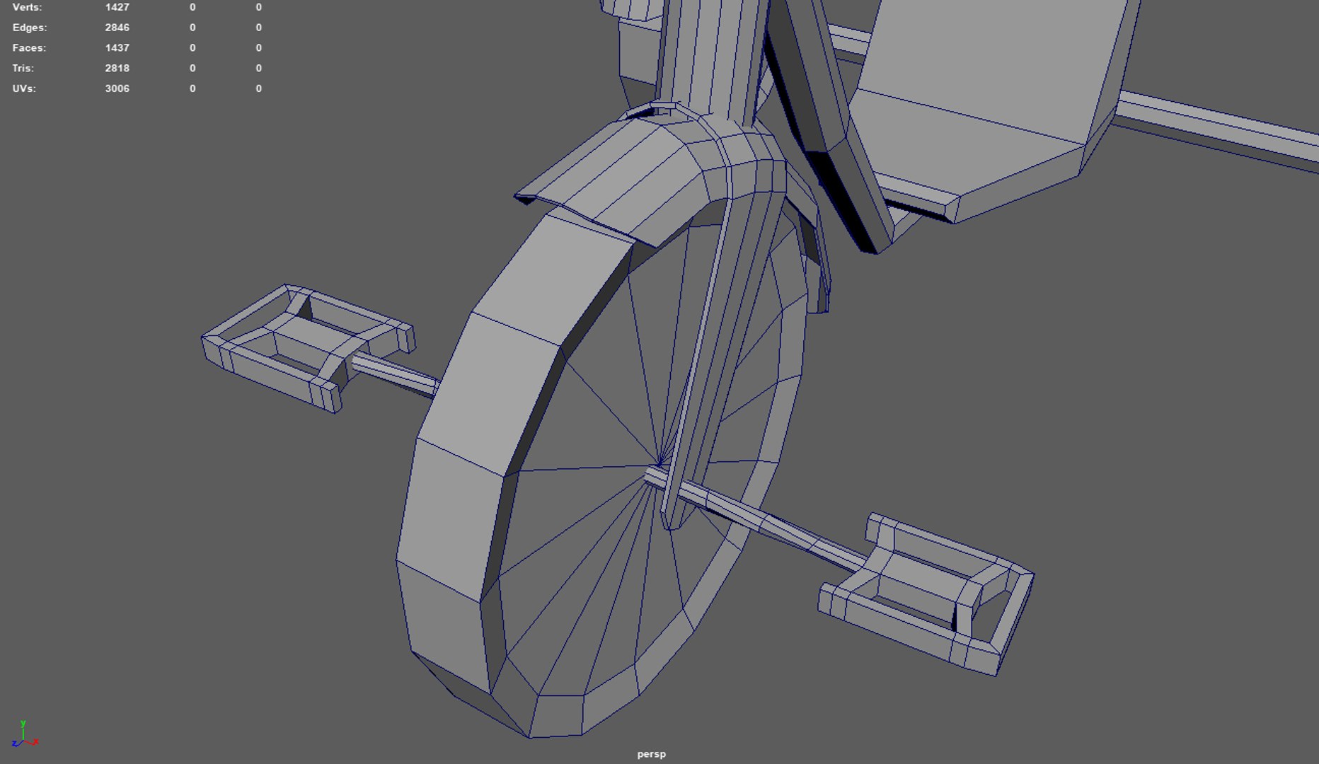3D Low Poly Tricycle model - TurboSquid 2164893
