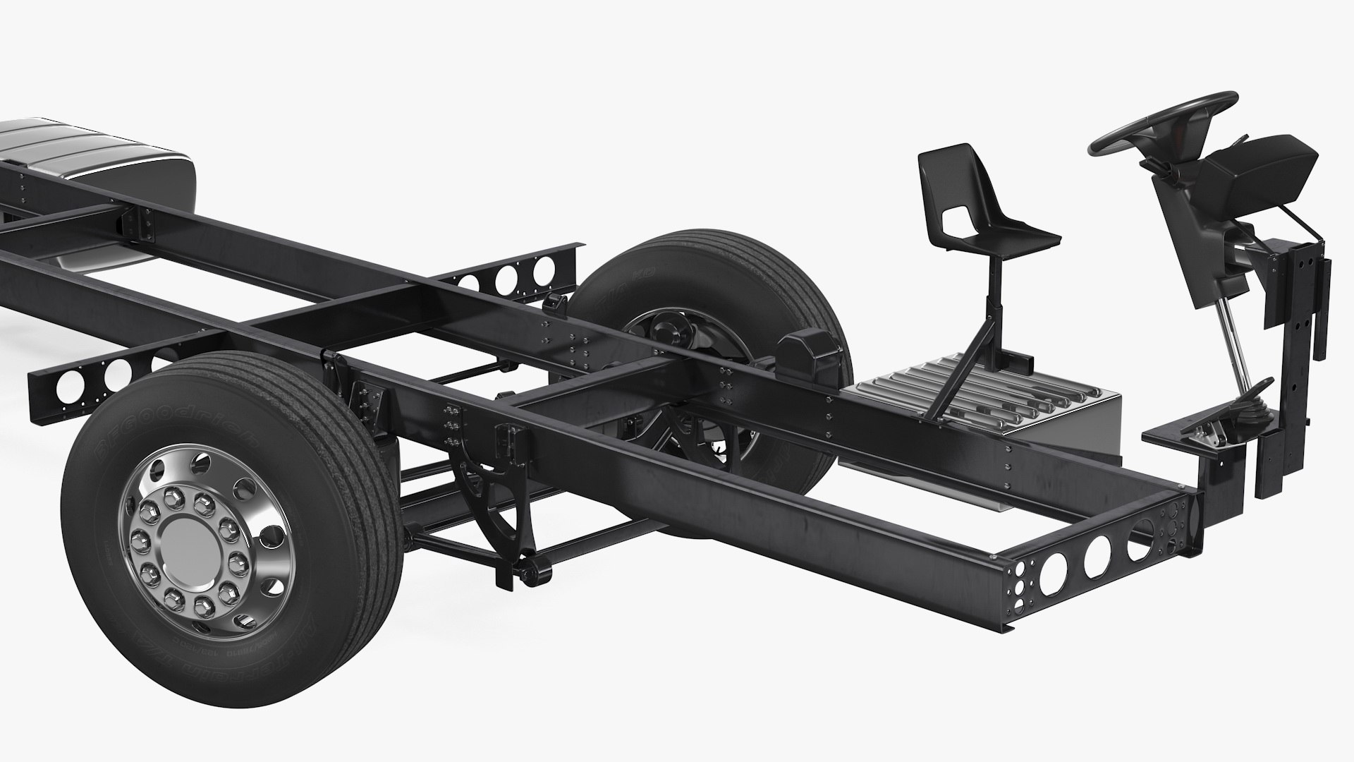 9900 bus chassis rigged 3D model - TurboSquid 1558758