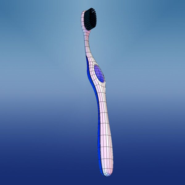 3d model toothbrush
