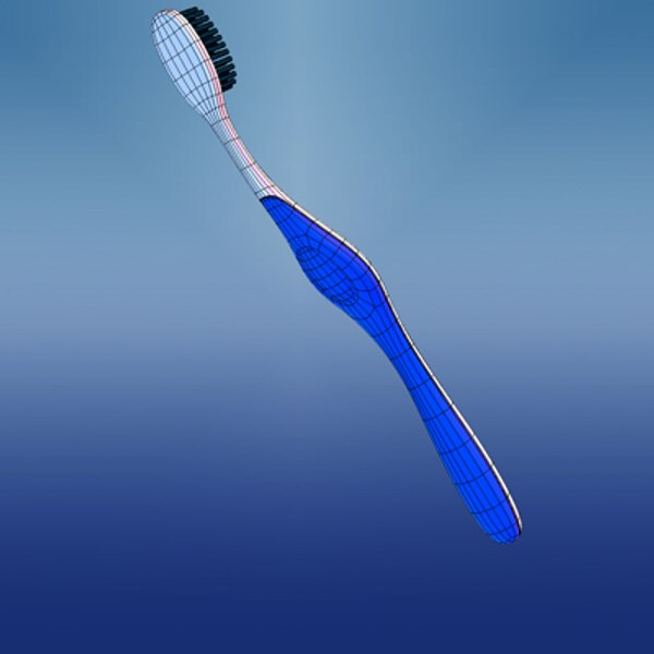 3d model toothbrush
