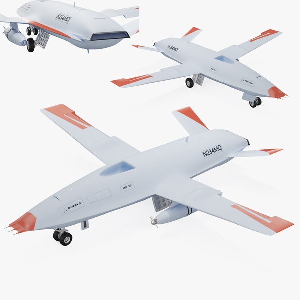modelo 3d Boeing MQ25 Stingray Aerial Refueling Drone 01 - TurboSquid ...