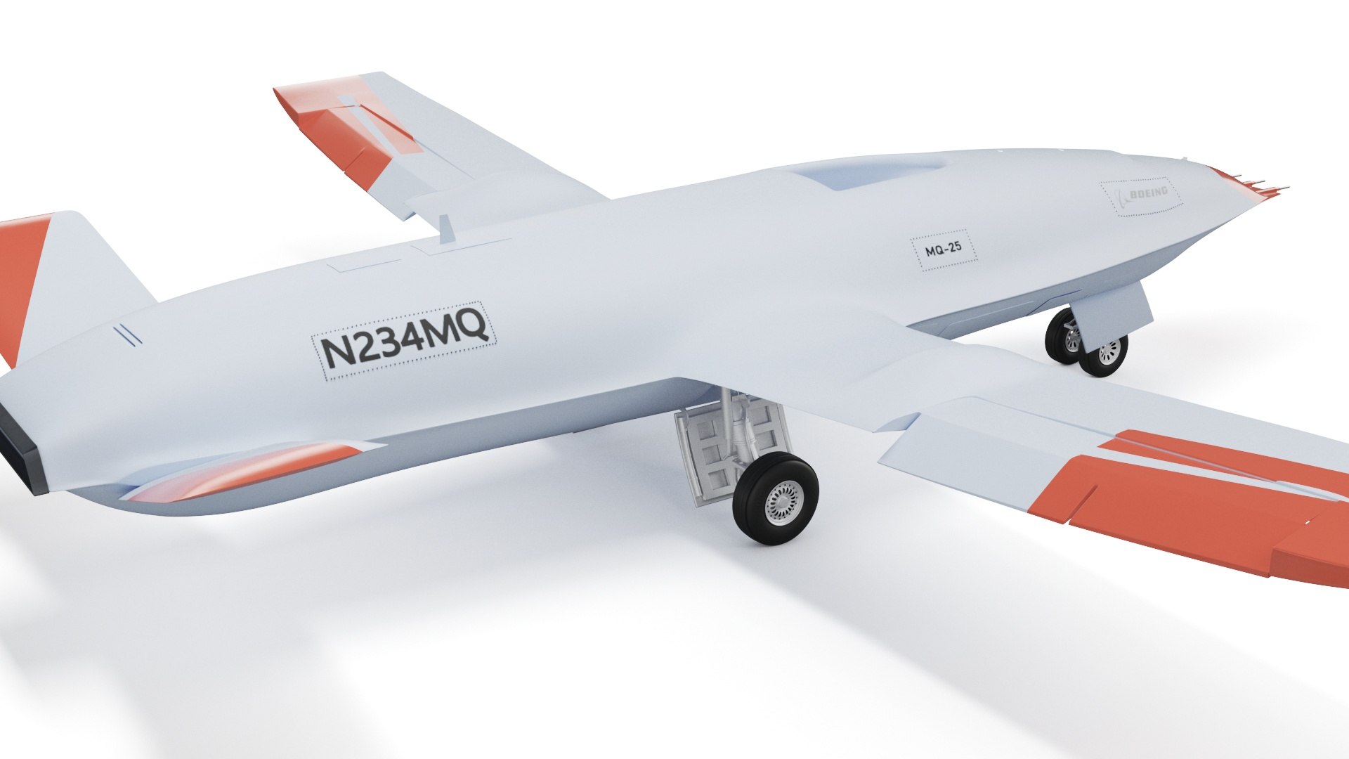 3D Model Boeing MQ25 Stingray Aerial Refueling Drone 01 - TurboSquid ...