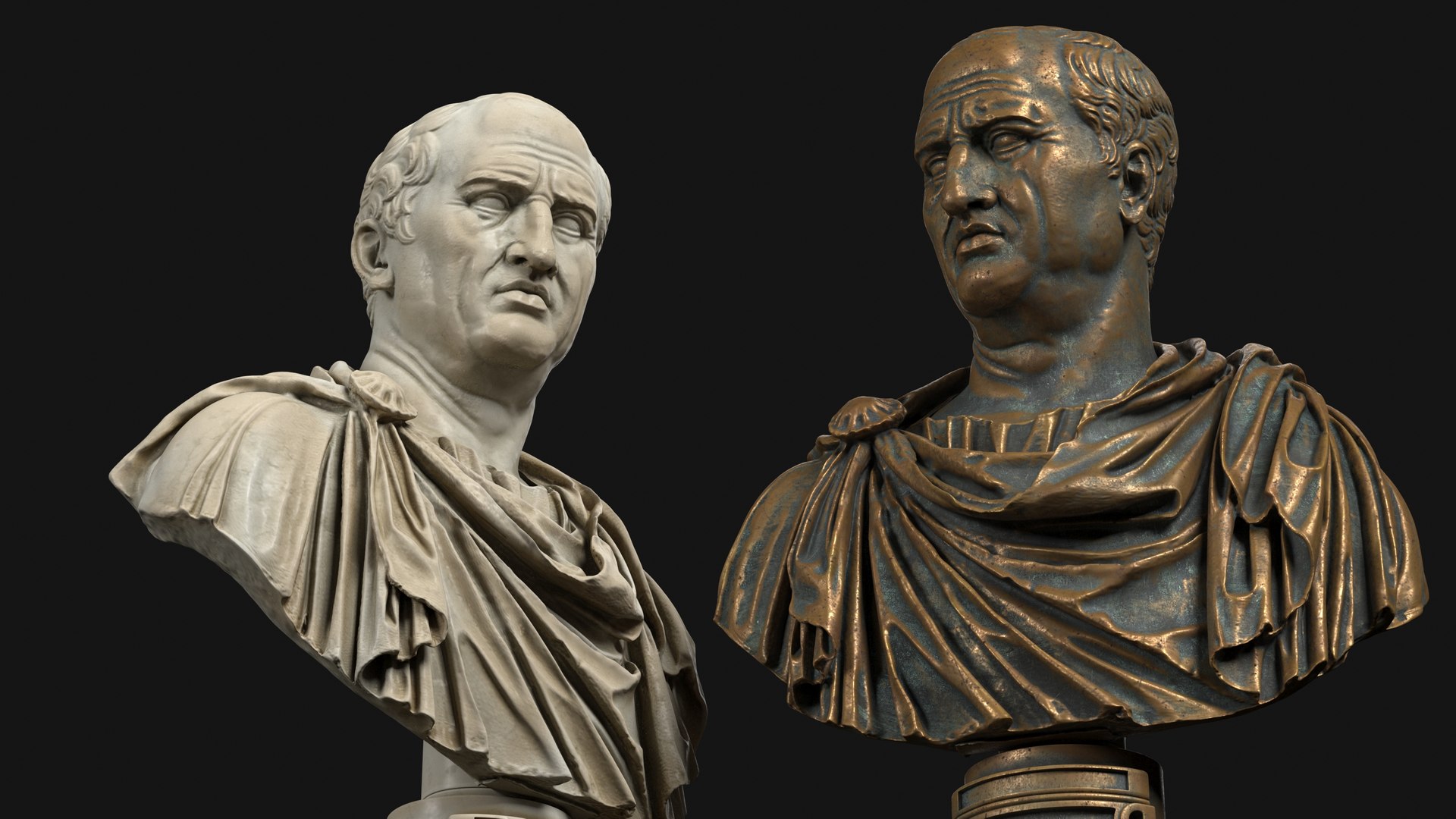 Roman Noble Bust 3D Model - TurboSquid 1993183