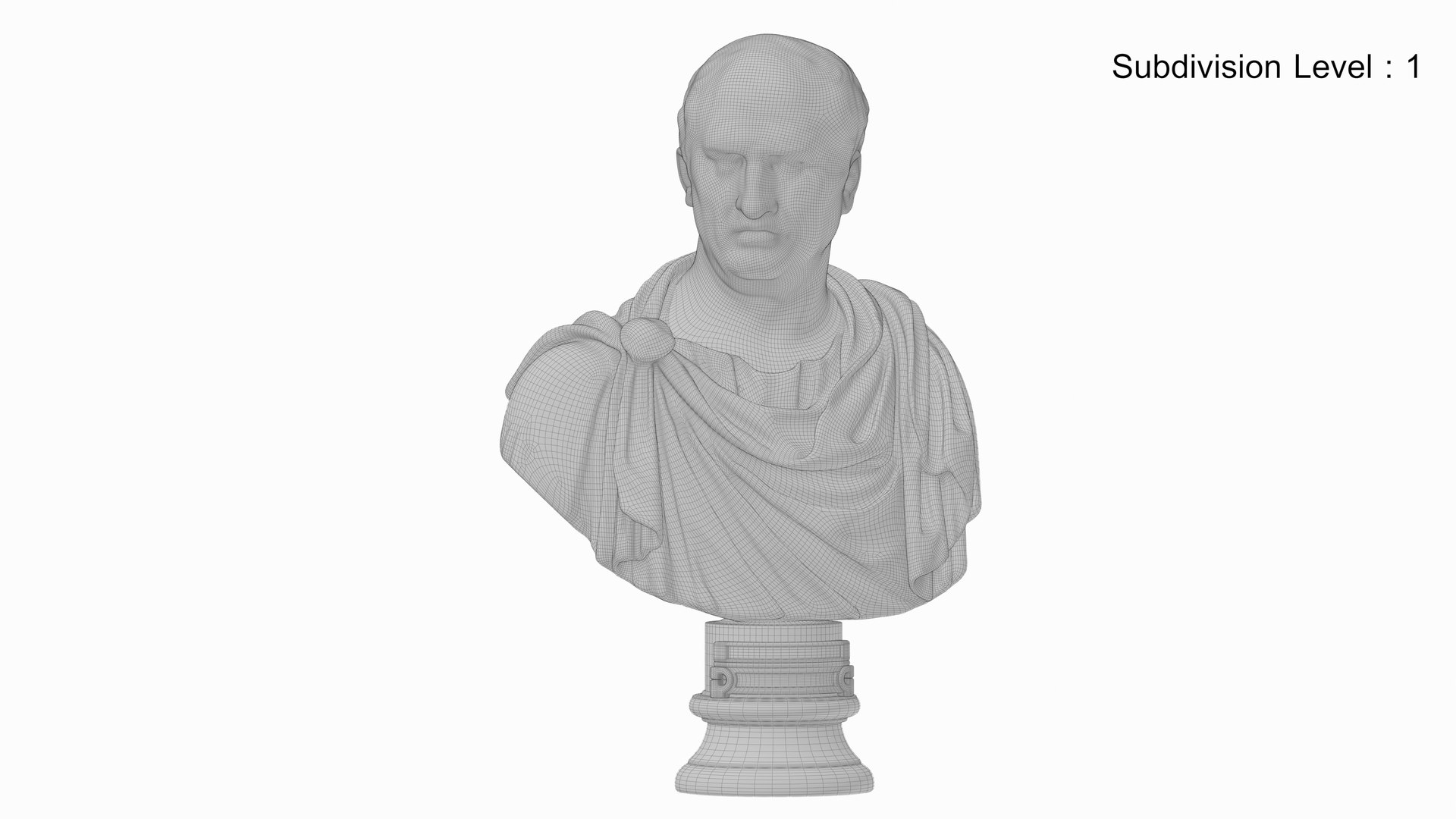 Roman Noble Bust 3D Model - TurboSquid 1993183