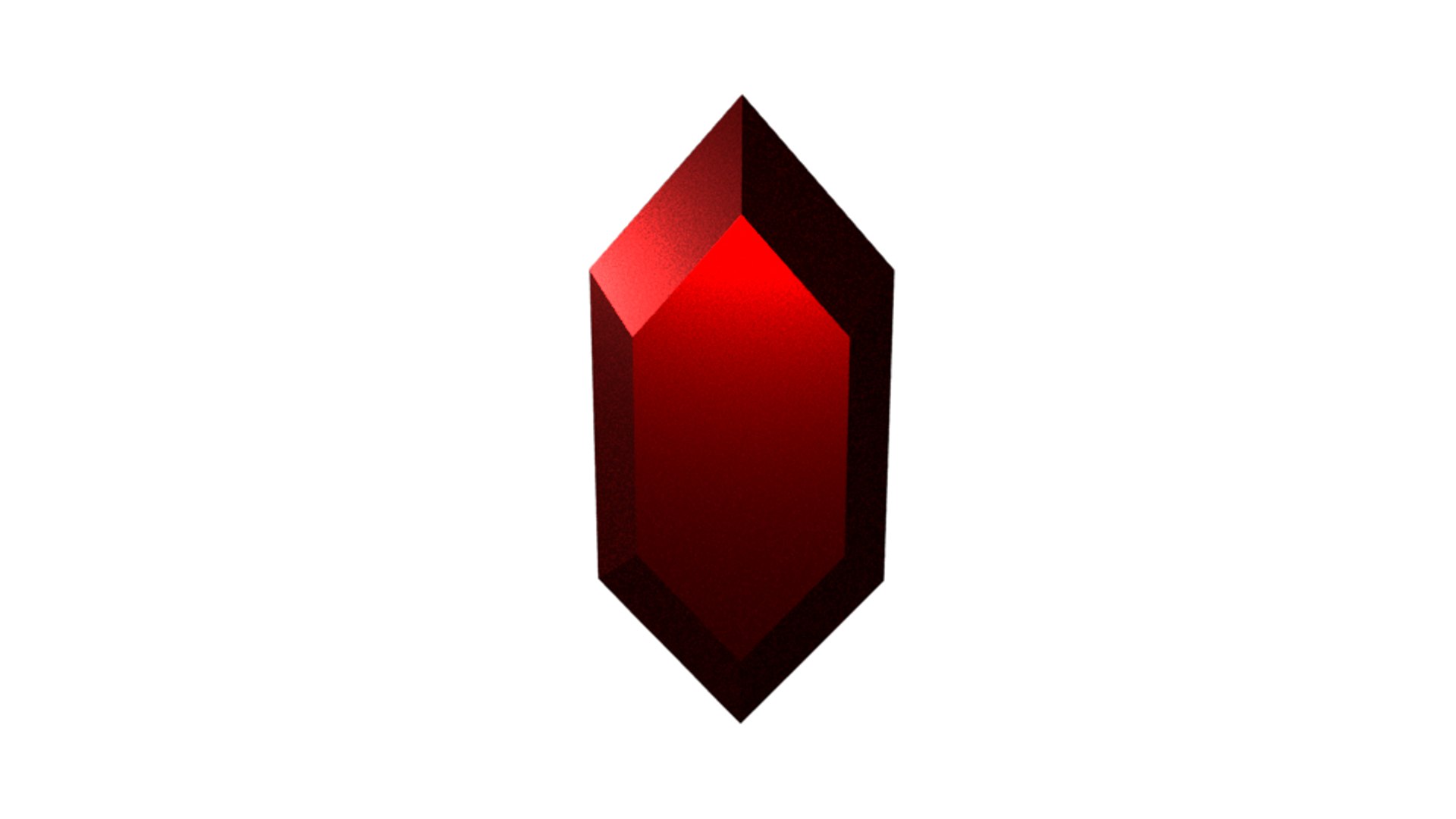 Red Rupee Model - TurboSquid 1597834