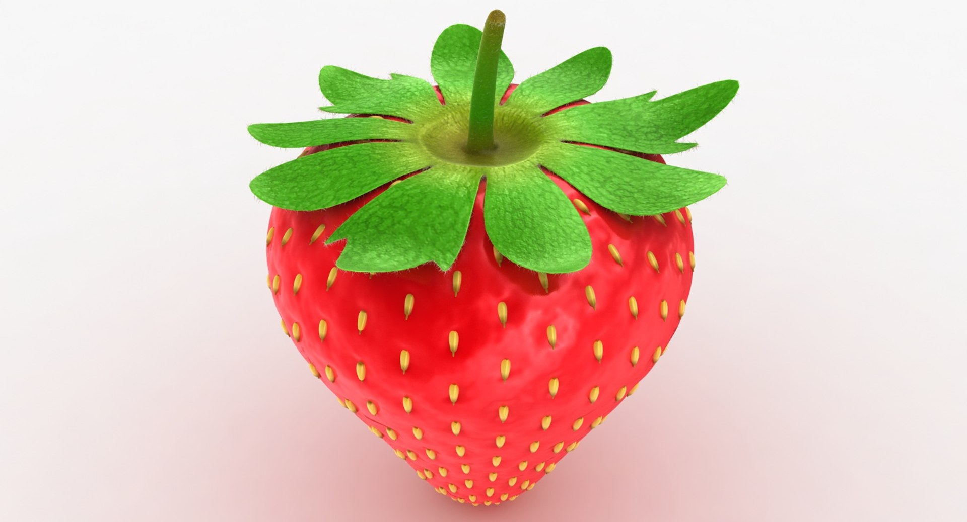 3D model realistic strawberry - TurboSquid 1213560