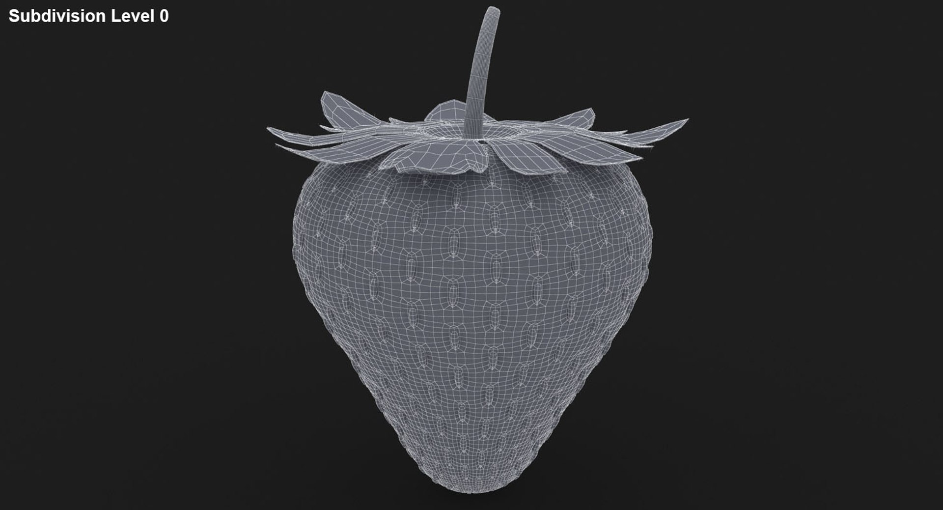 3D model realistic strawberry - TurboSquid 1213560