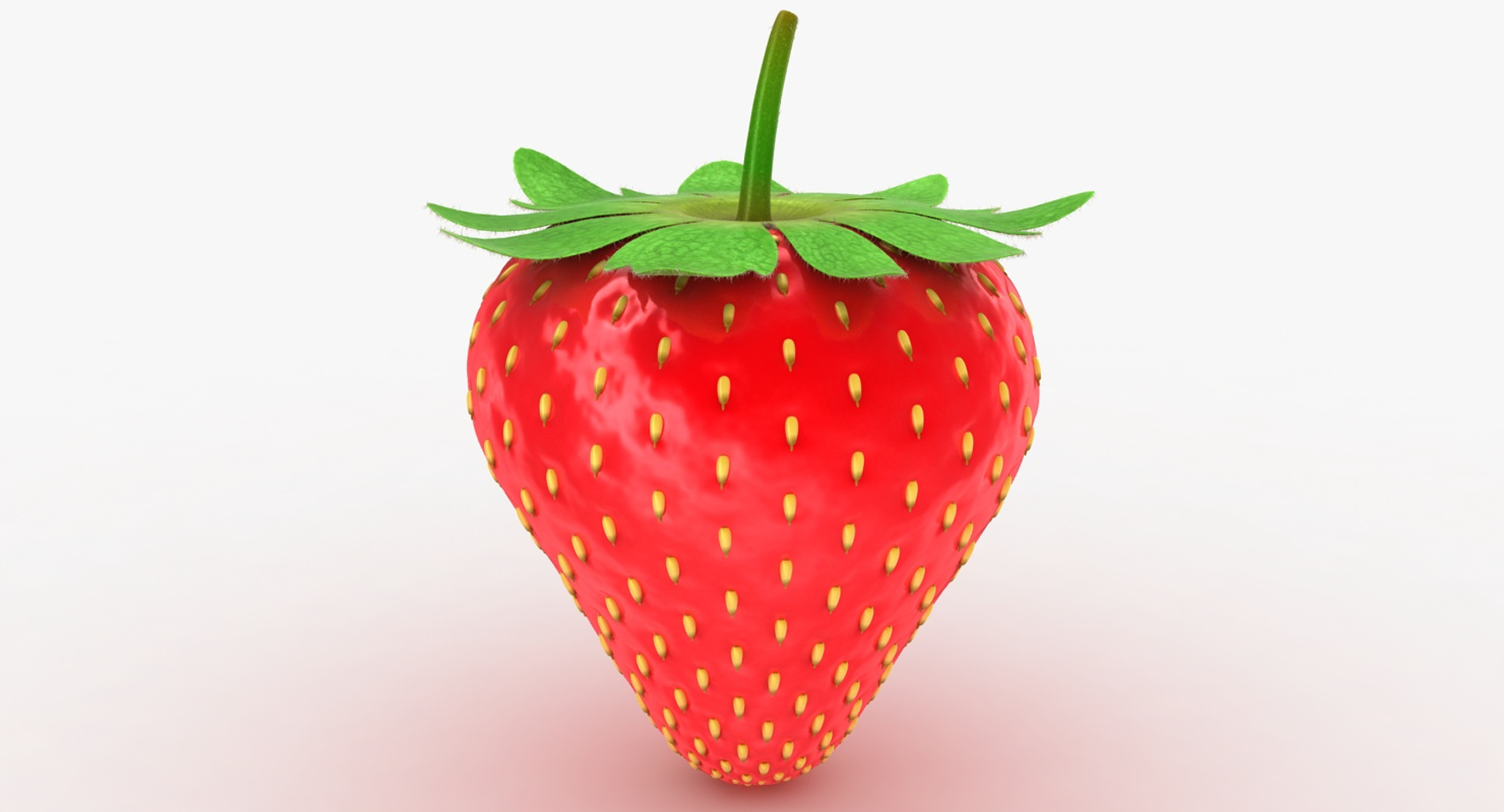 3D model realistic strawberry - TurboSquid 1213560