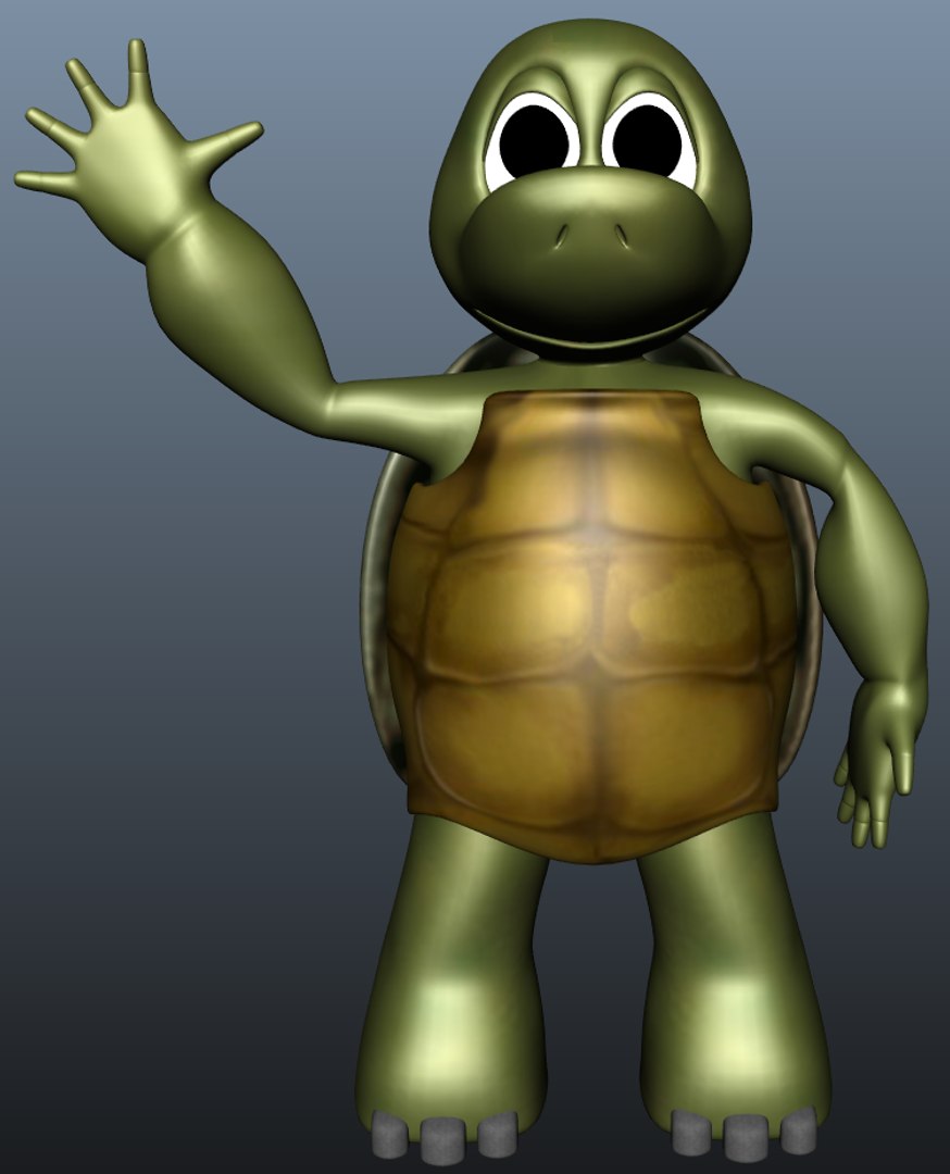 3d model turtle