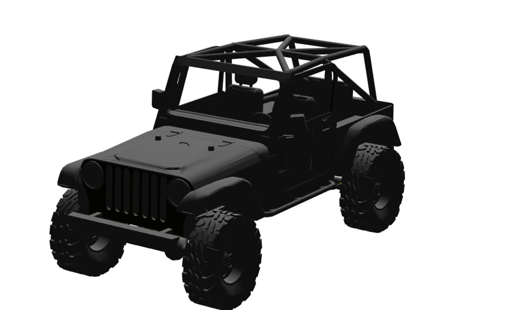 Jeep Tj Wrangler 3d Model
