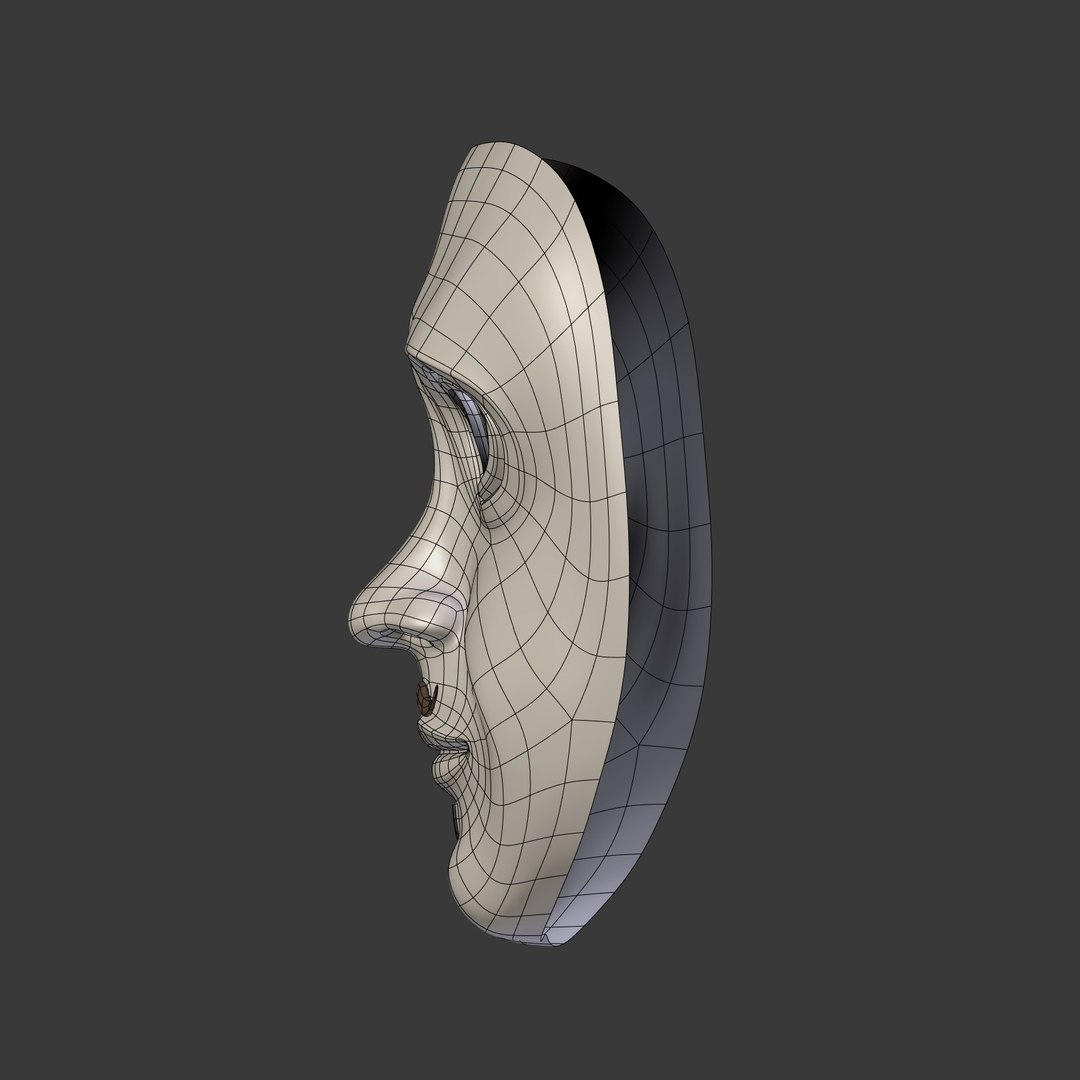 3D theater mask model - TurboSquid 1433874