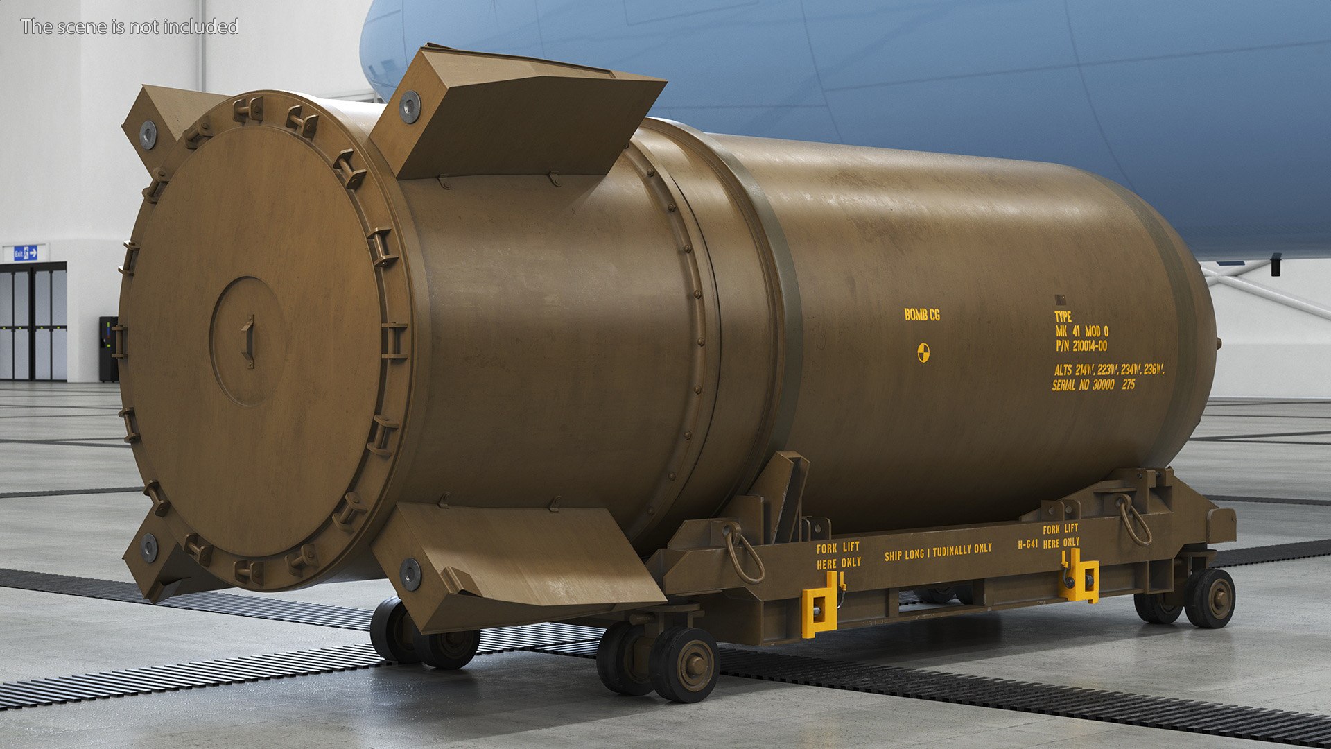 B41 Nuclear Bomb Model - TurboSquid 2241833