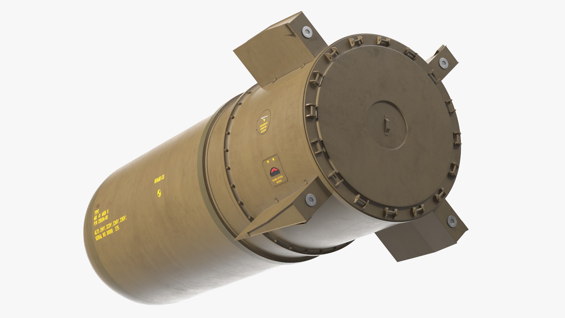 B41 Nuclear Bomb Model - TurboSquid 2241833