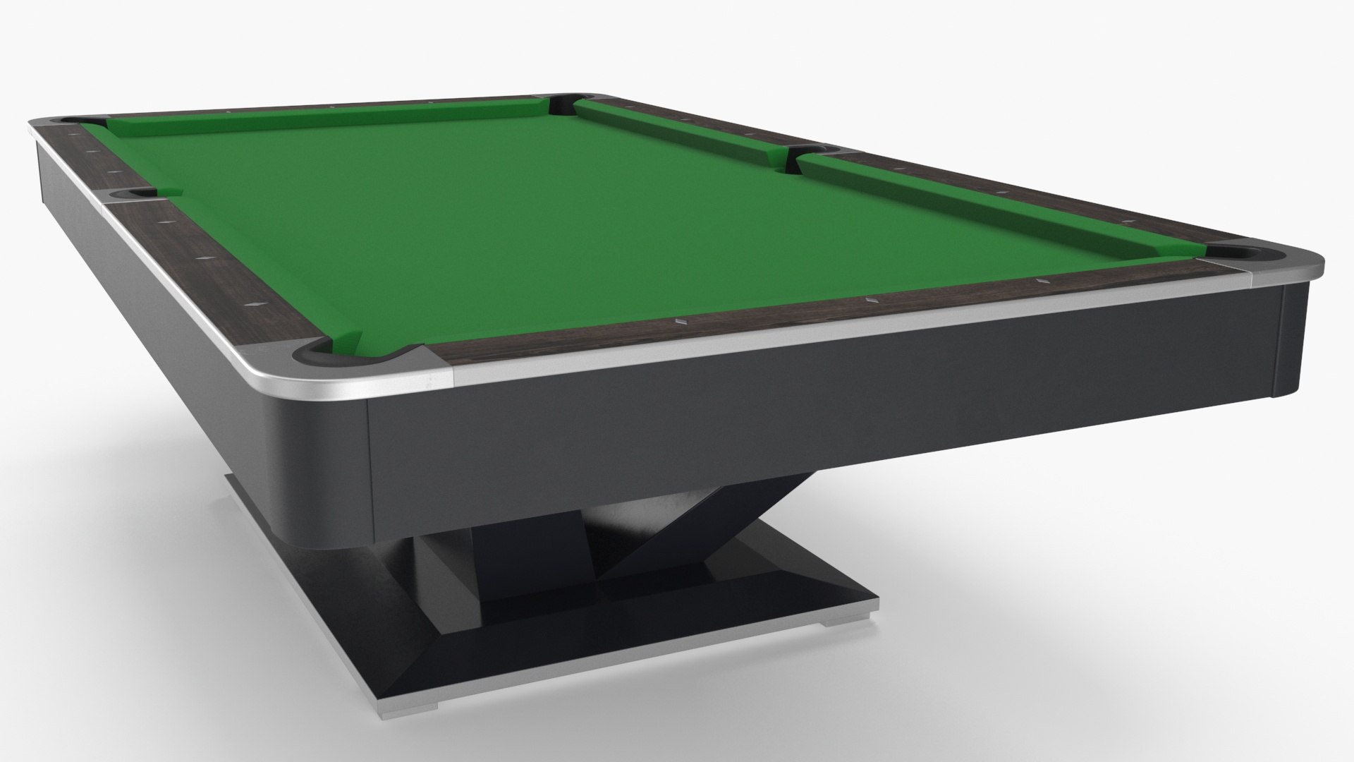 Professional Billiards Table 9ft Green Model - TurboSquid 2188779