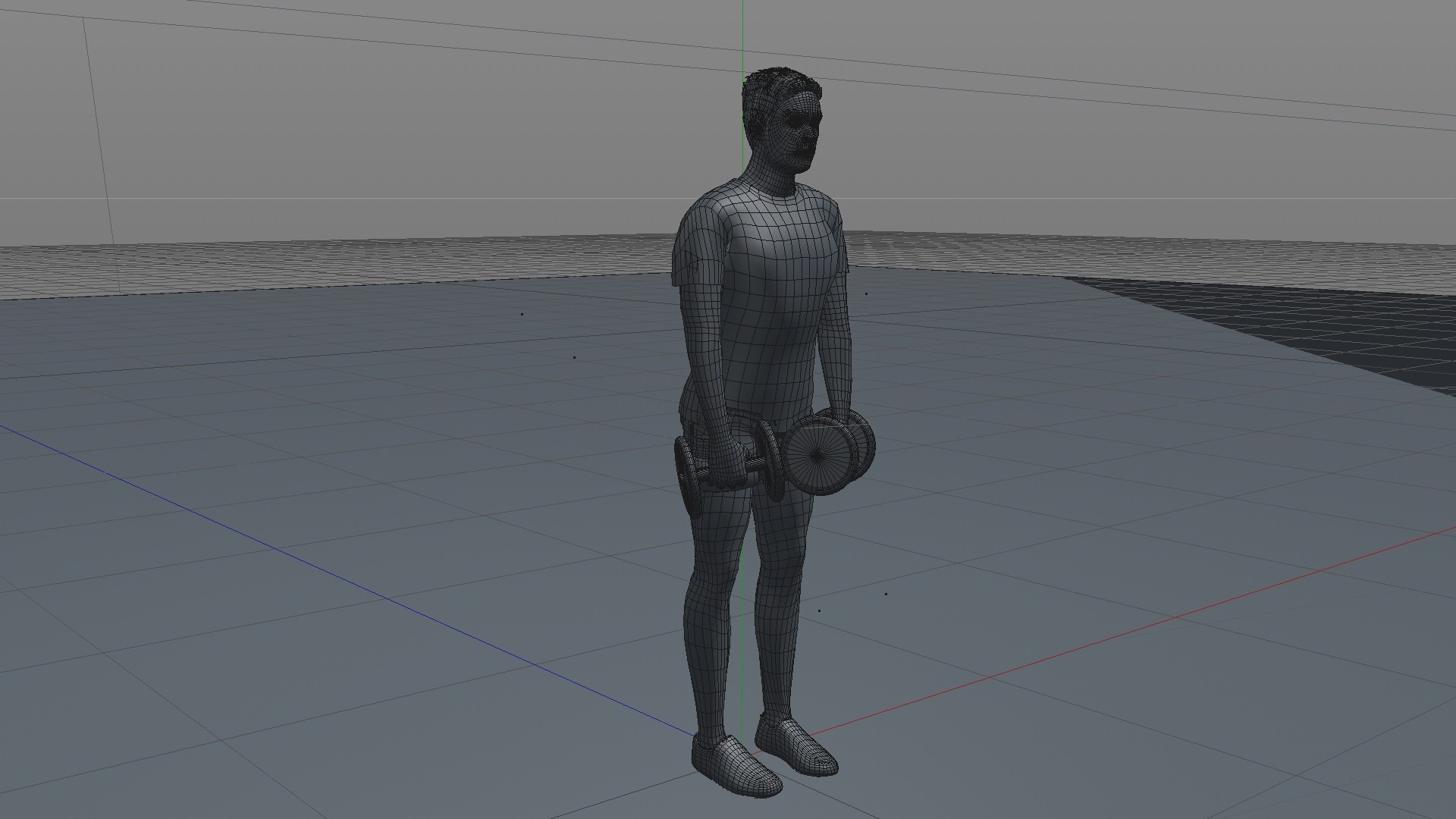 Man straight leg exercise model - TurboSquid 1536381