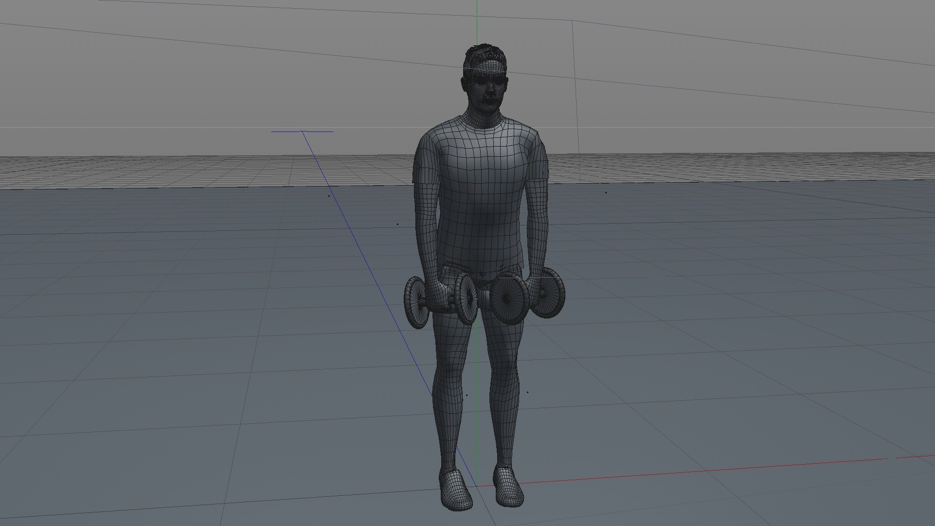 Man straight leg exercise model - TurboSquid 1536381
