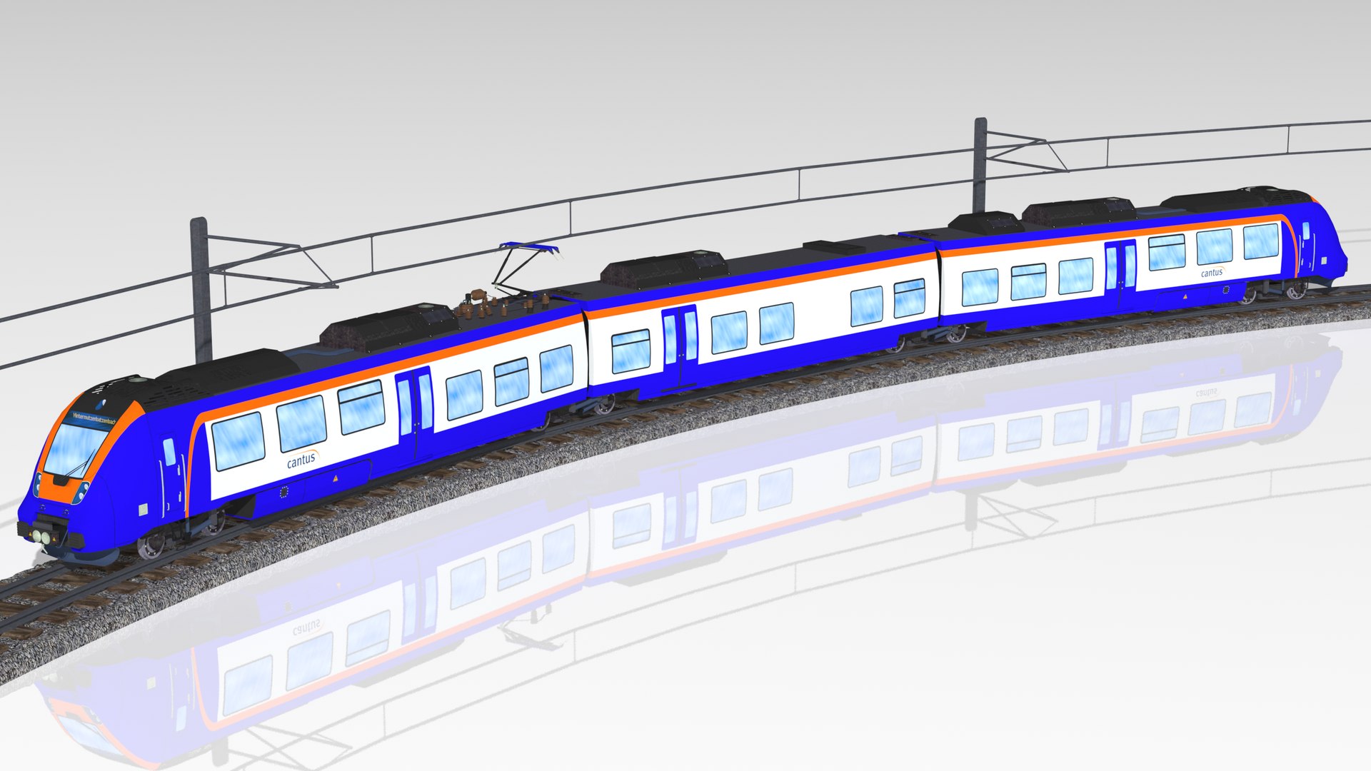 Bombardier Talent 2 - Cantus Class 1442 - Electric Passenger Train 3D ...