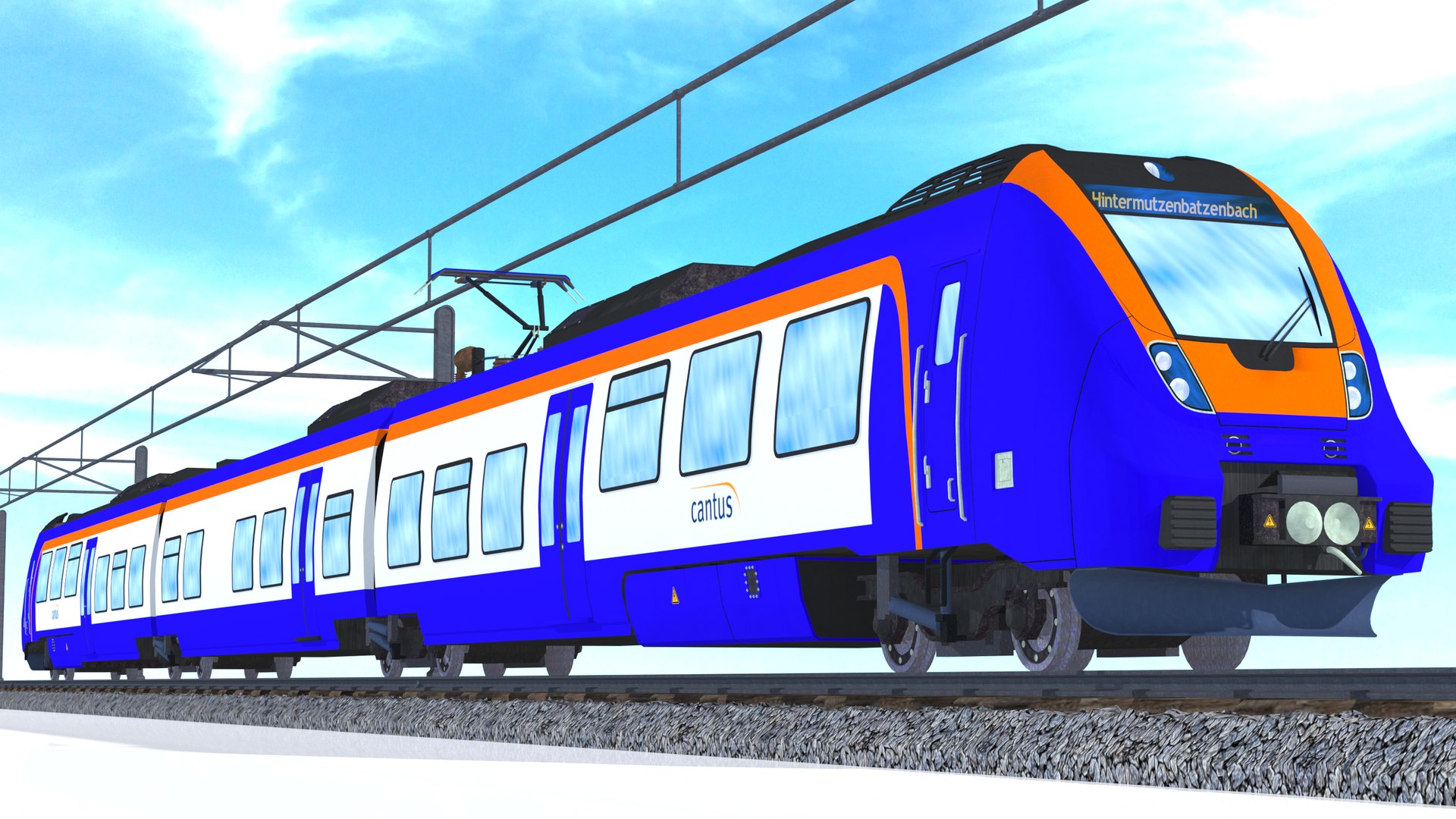 Bombardier Talent 2 - Cantus Class 1442 - Electric Passenger Train 3D ...