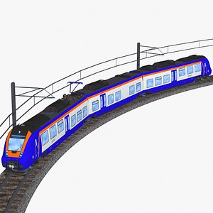 Passenger Train 3D Models for Download | TurboSquid