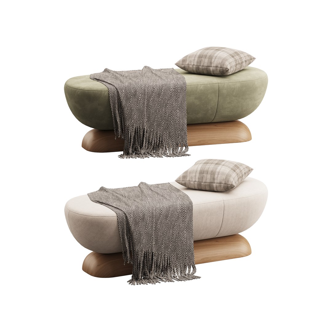 3D U Bench Model - TurboSquid 2319446