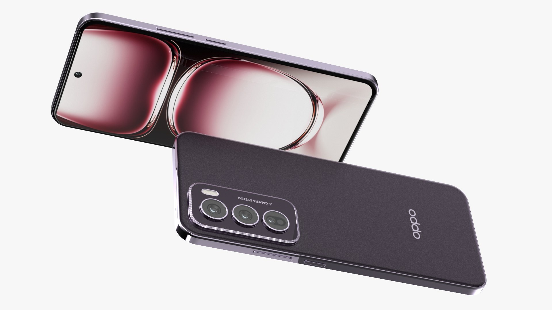 3D OPPO Reno 12 Ebony Black - TurboSquid 2231332
