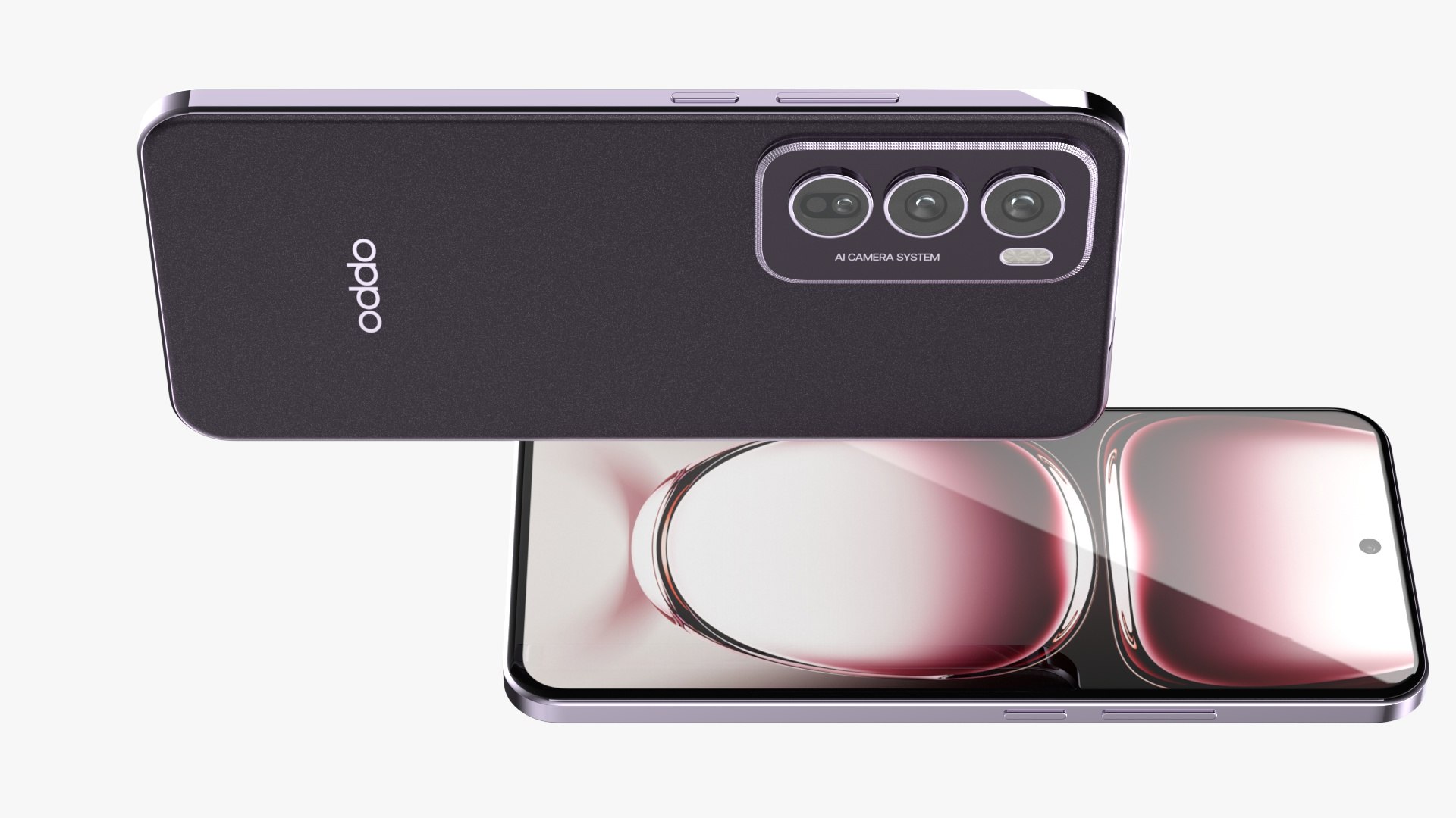 3D OPPO Reno 12 Ebony Black - TurboSquid 2231332
