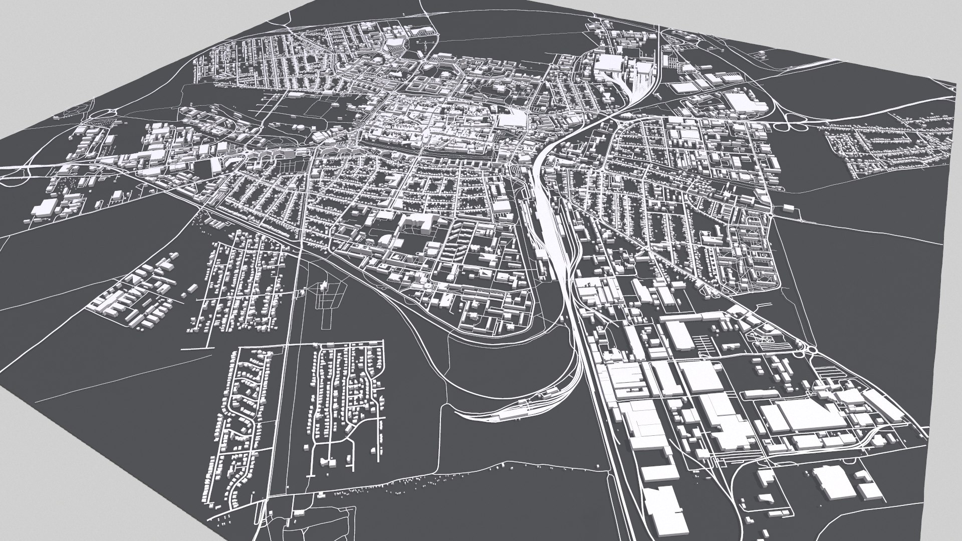 Cityscape Trnava Slovakia 3D Model - TurboSquid 2200644