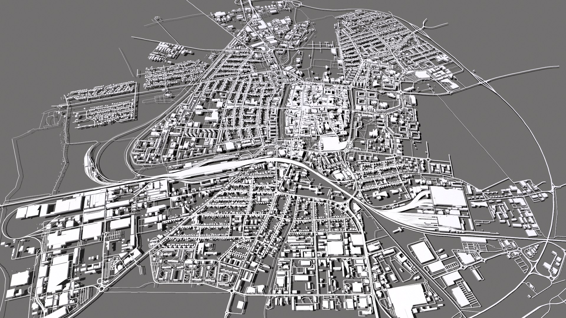 Cityscape Trnava Slovakia 3D Model - TurboSquid 2200644