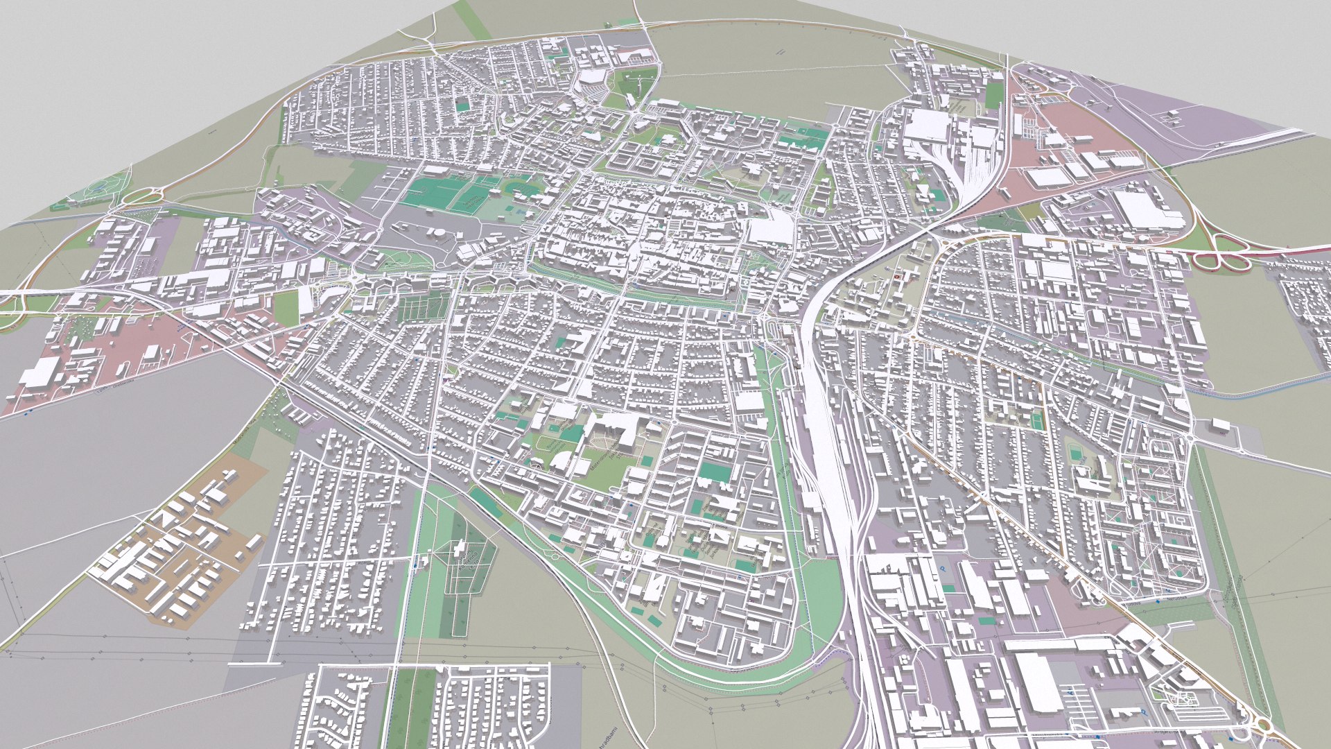 Cityscape Trnava Slovakia 3D Model - TurboSquid 2200644