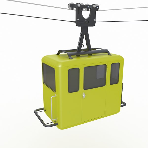 Ropeway cabin 3D model - TurboSquid 1542584