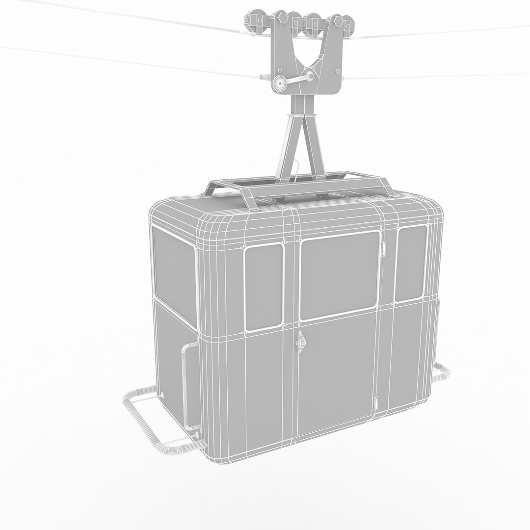 Ropeway Cabin 3D Model - TurboSquid 1542584
