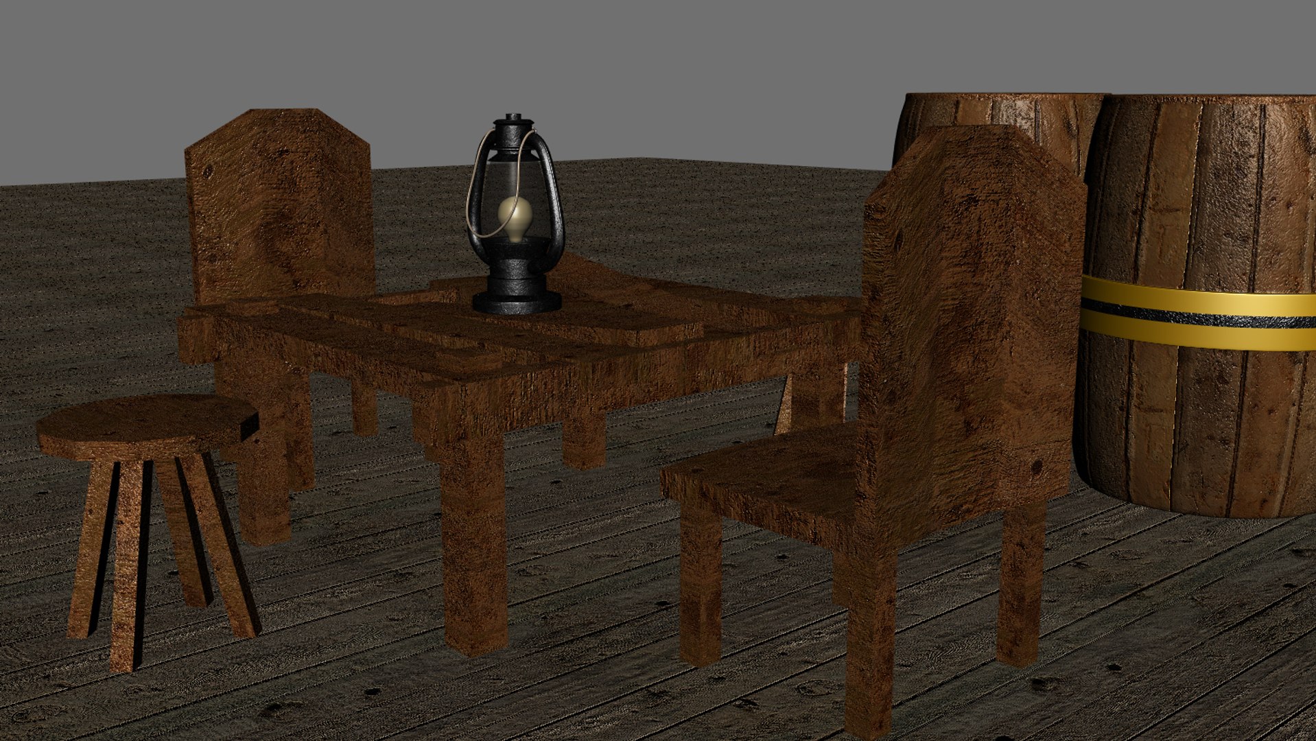 3D table wood rustic | 1146840 | TurboSquid