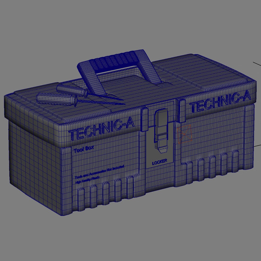 Maya Modelled Tool Box