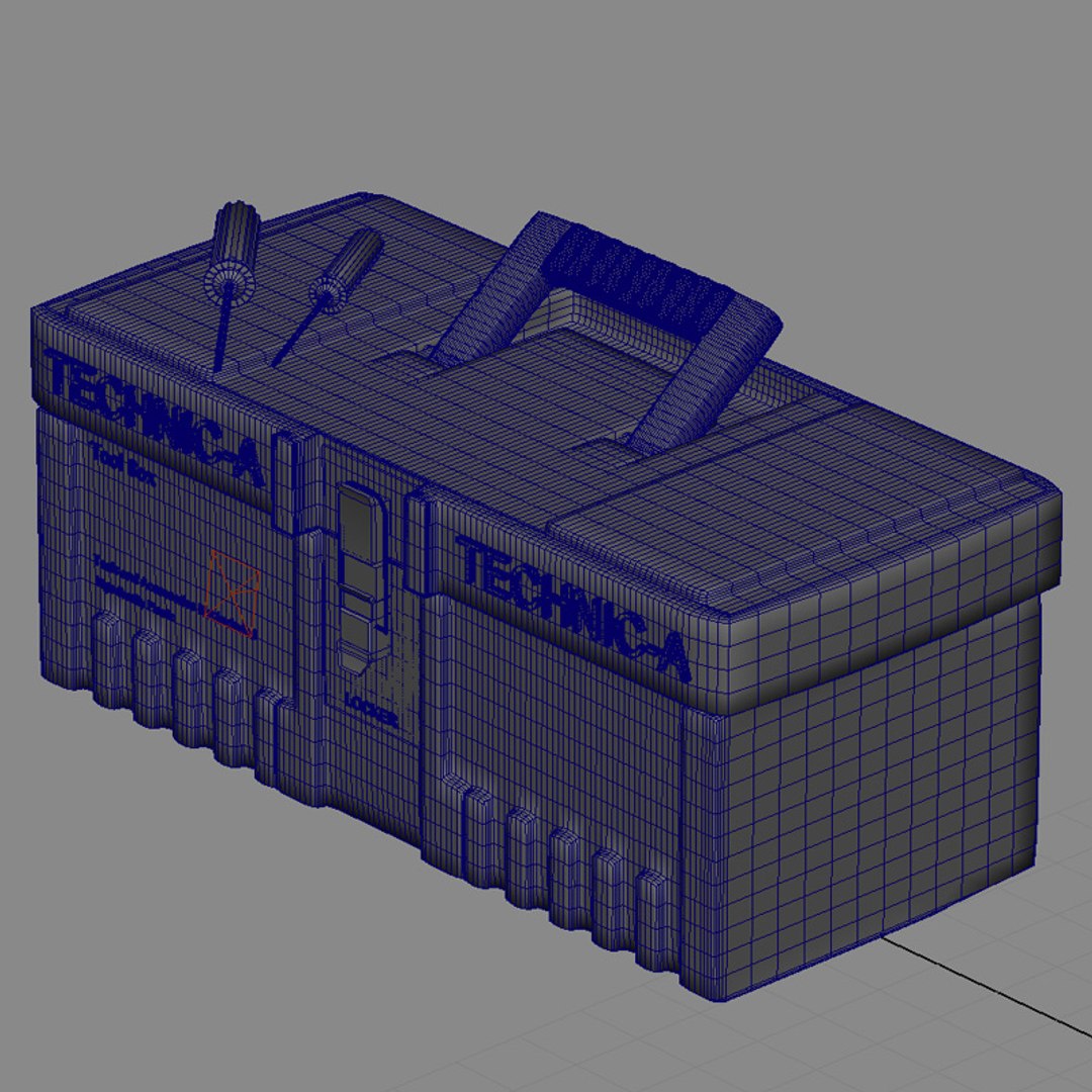 Maya Modelled Tool Box