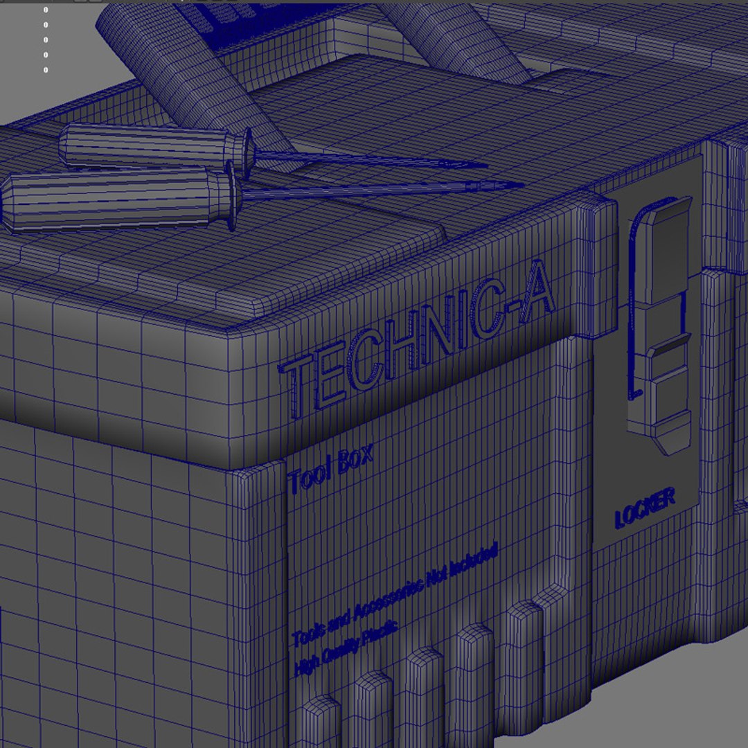 Maya Modelled Tool Box