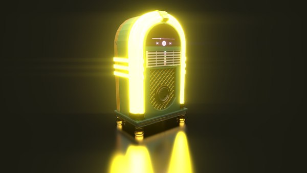 3D Neon jukebox - TurboSquid 1977994