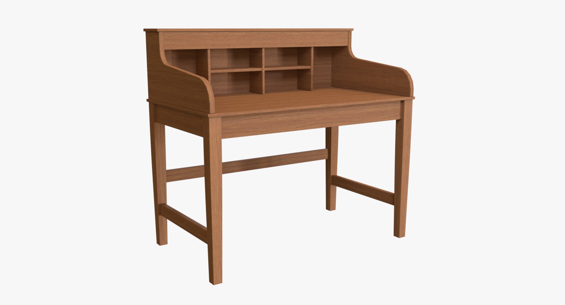 Study Table 3D Model - TurboSquid 1298396