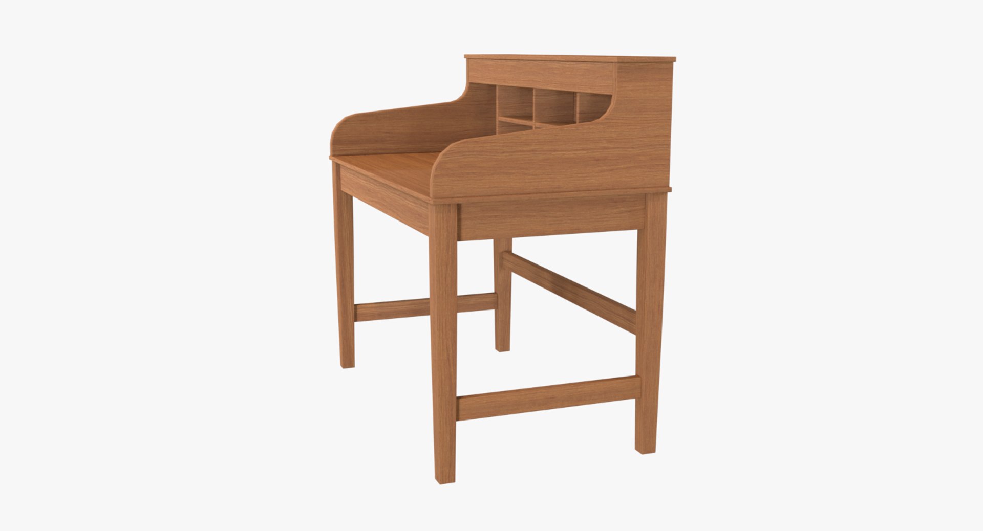 Study Table 3D Model - TurboSquid 1298396