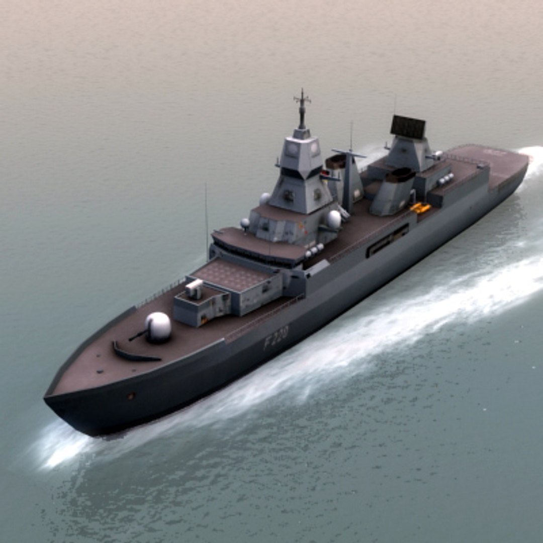 Fgs F124 Sachsen 3d Model