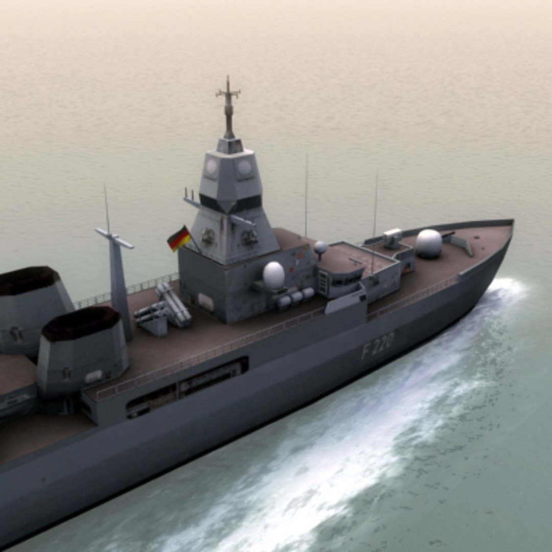 Fgs F124 Sachsen 3d Model