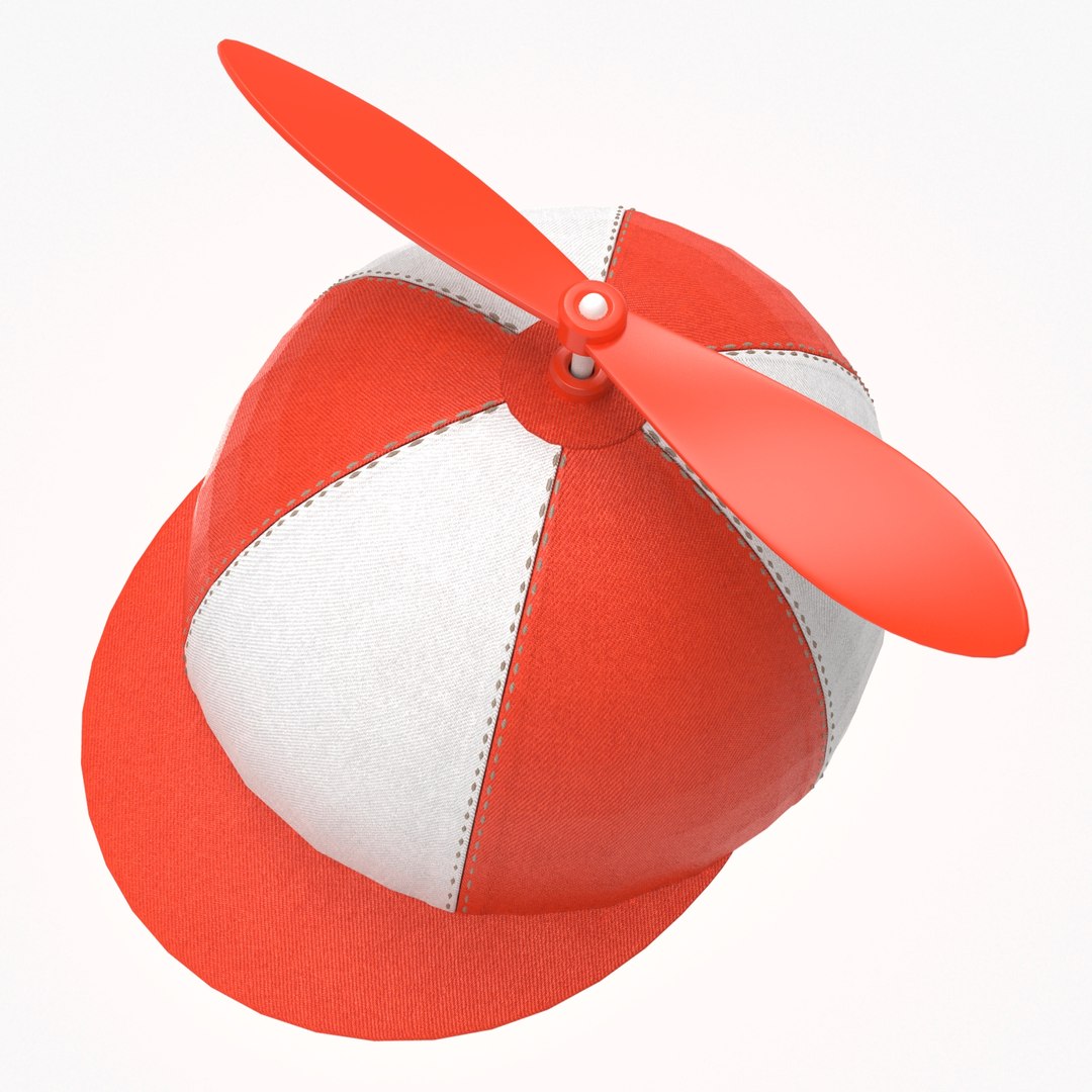 3d Propeller Hat Model