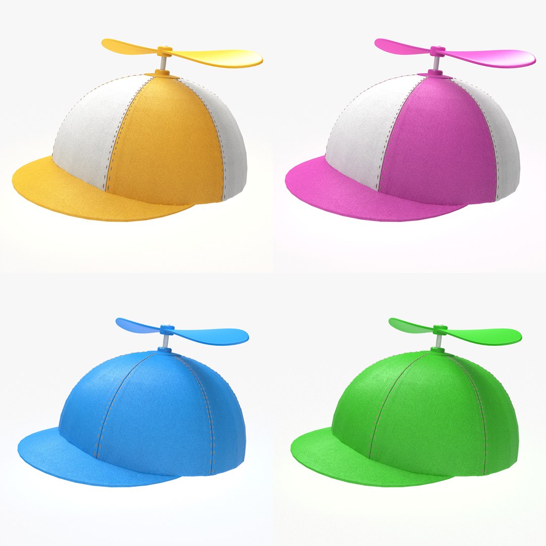 3d Propeller Hat Model