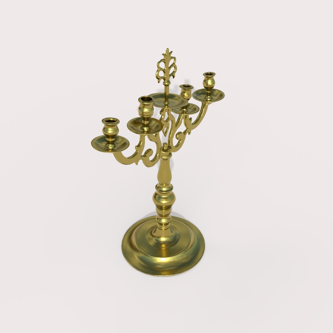 Candlestick 3D Model - TurboSquid 2252174